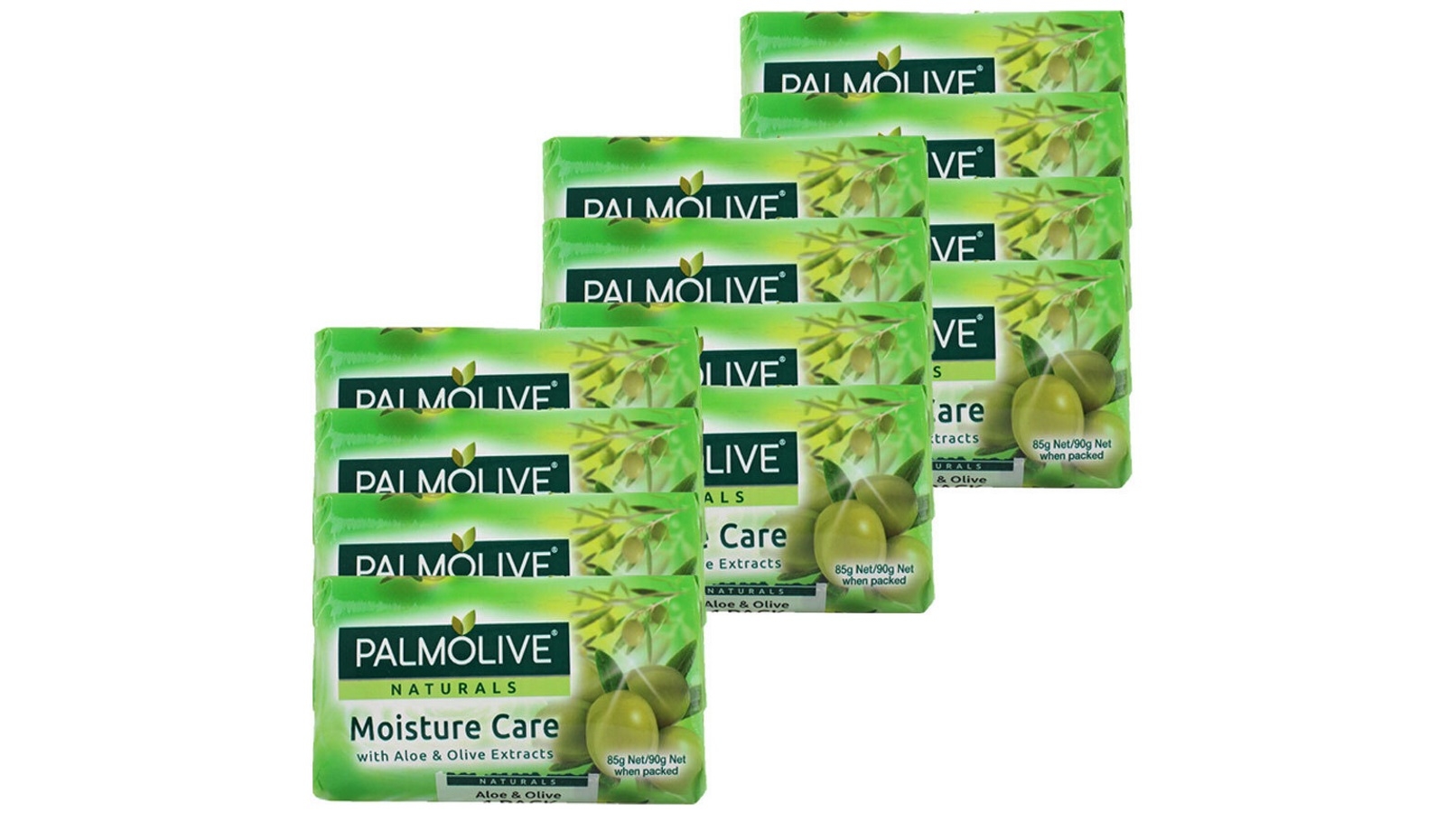 Palmolive 3x4-Pack 90g Soap Bars Aloe & Olive Extracts | Harvey Norman