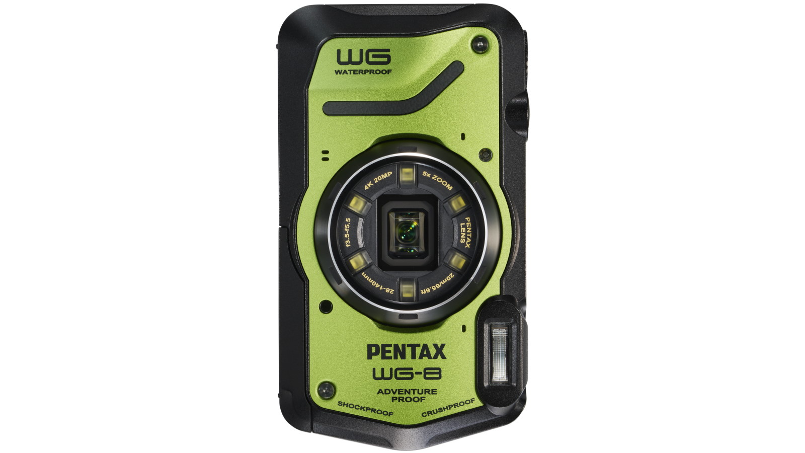 Pentax WG-8 Waterproof Compact Camera - Green | Harvey Norman
