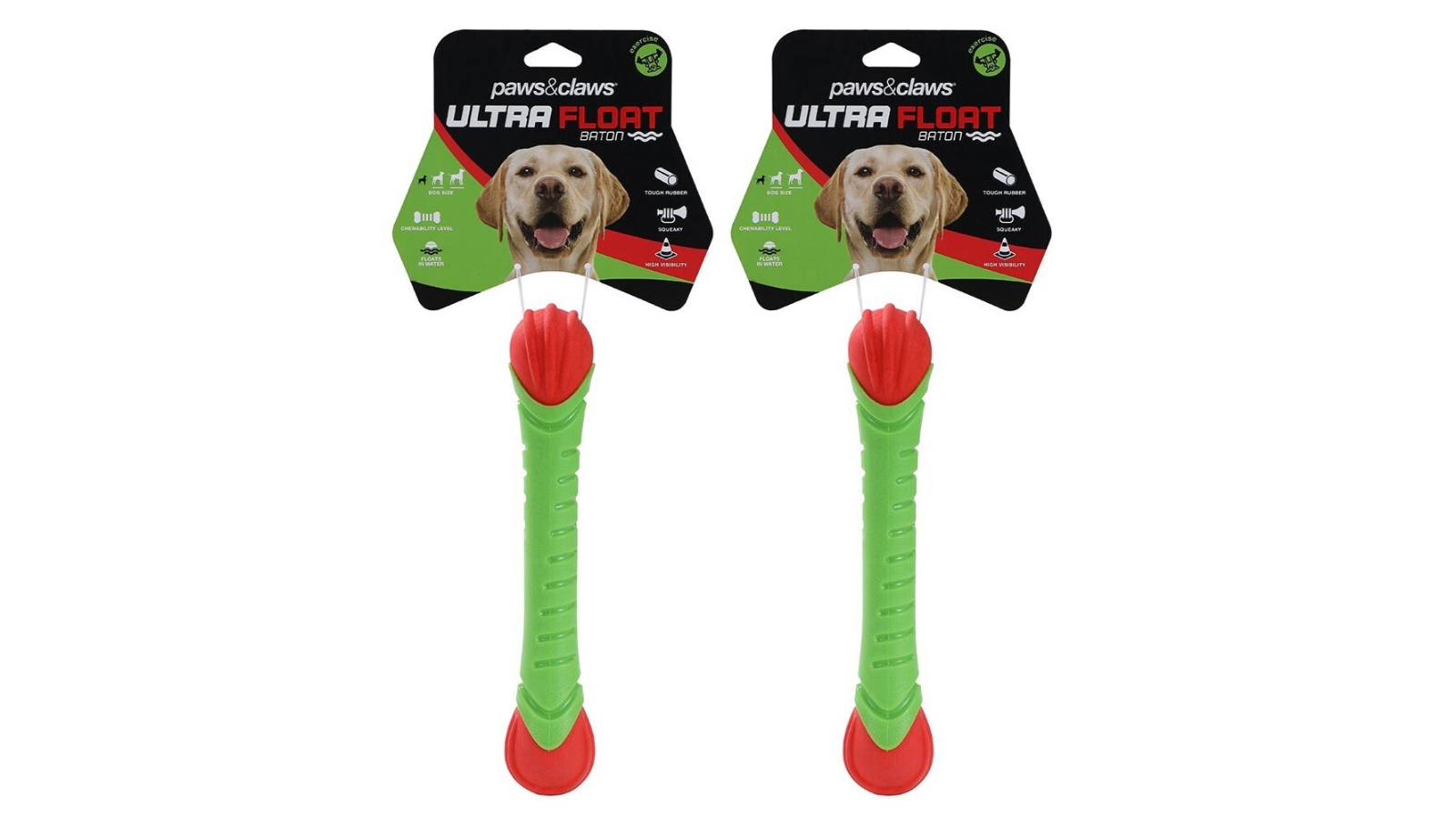 Paws and Claws Pack of 2 Ultra Float Baton - 24cm | Harvey Norman