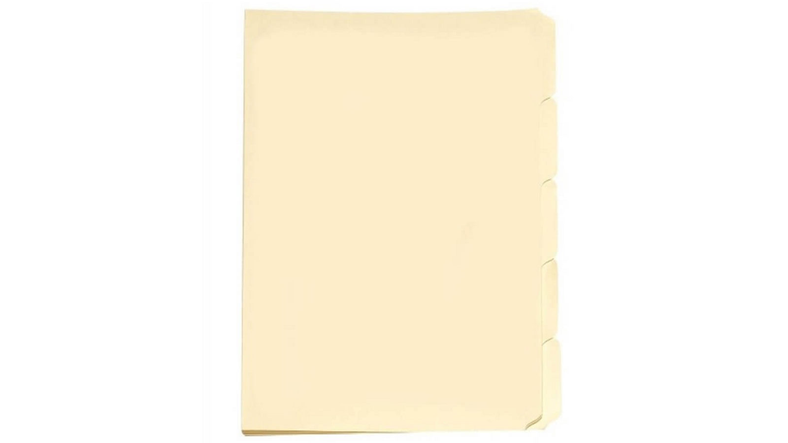 Avery Foolscap Manila Folders with Tabs - Pack of 50 | Harvey Norman