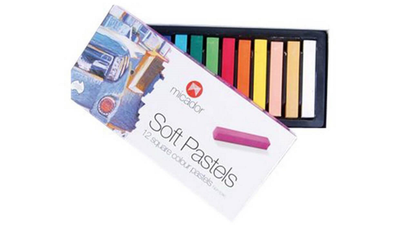 LatestBuy Micador Soft Pastel Crayons - Pack of 12 | Harvey Norman