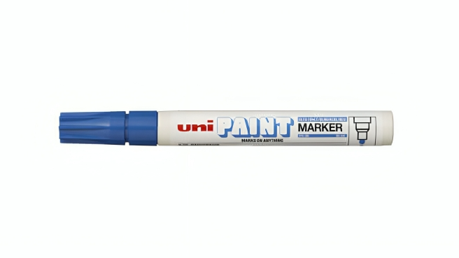 Latest Buys 12 Piece Uni PX20 Medium Bullet Tip Paint Marker - Blue ...