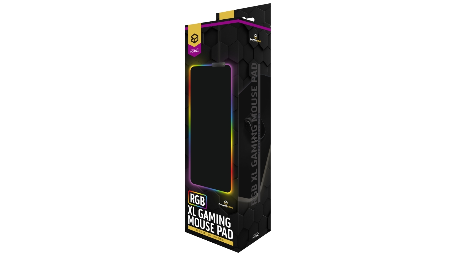 Powerwave RGB XL Gaming Mouse Pad - Black | Harvey Norman
