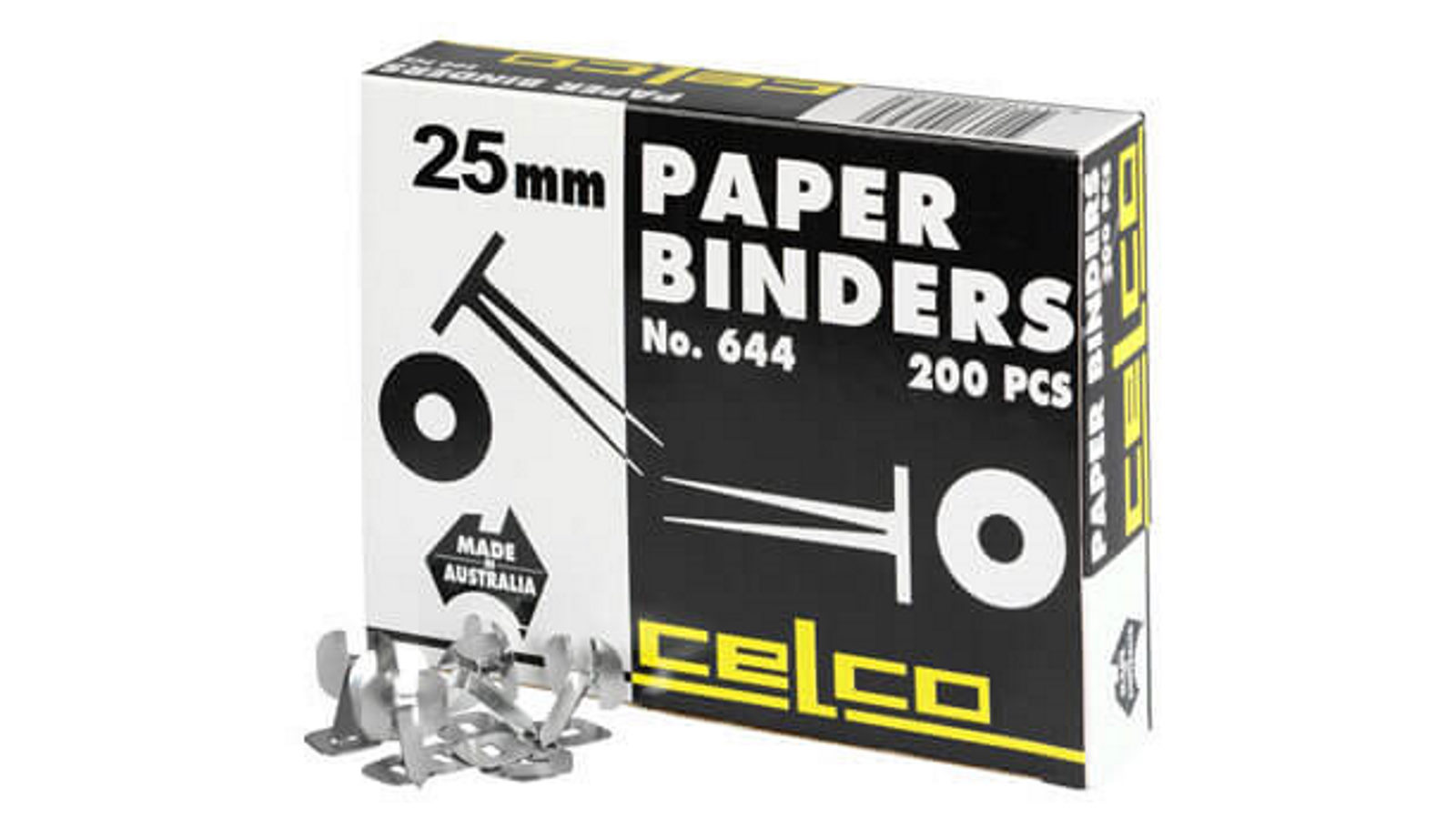 LatestBuy 25mm Esselte Paper Binders - Box of 200 | Harvey Norman
