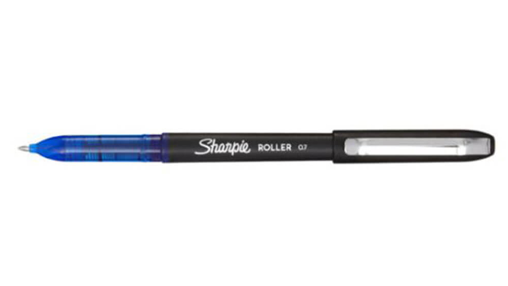 Sharpie Arrow Point 0.7mm Box of 12 Rollerball Pen - Blue | Harvey Norman