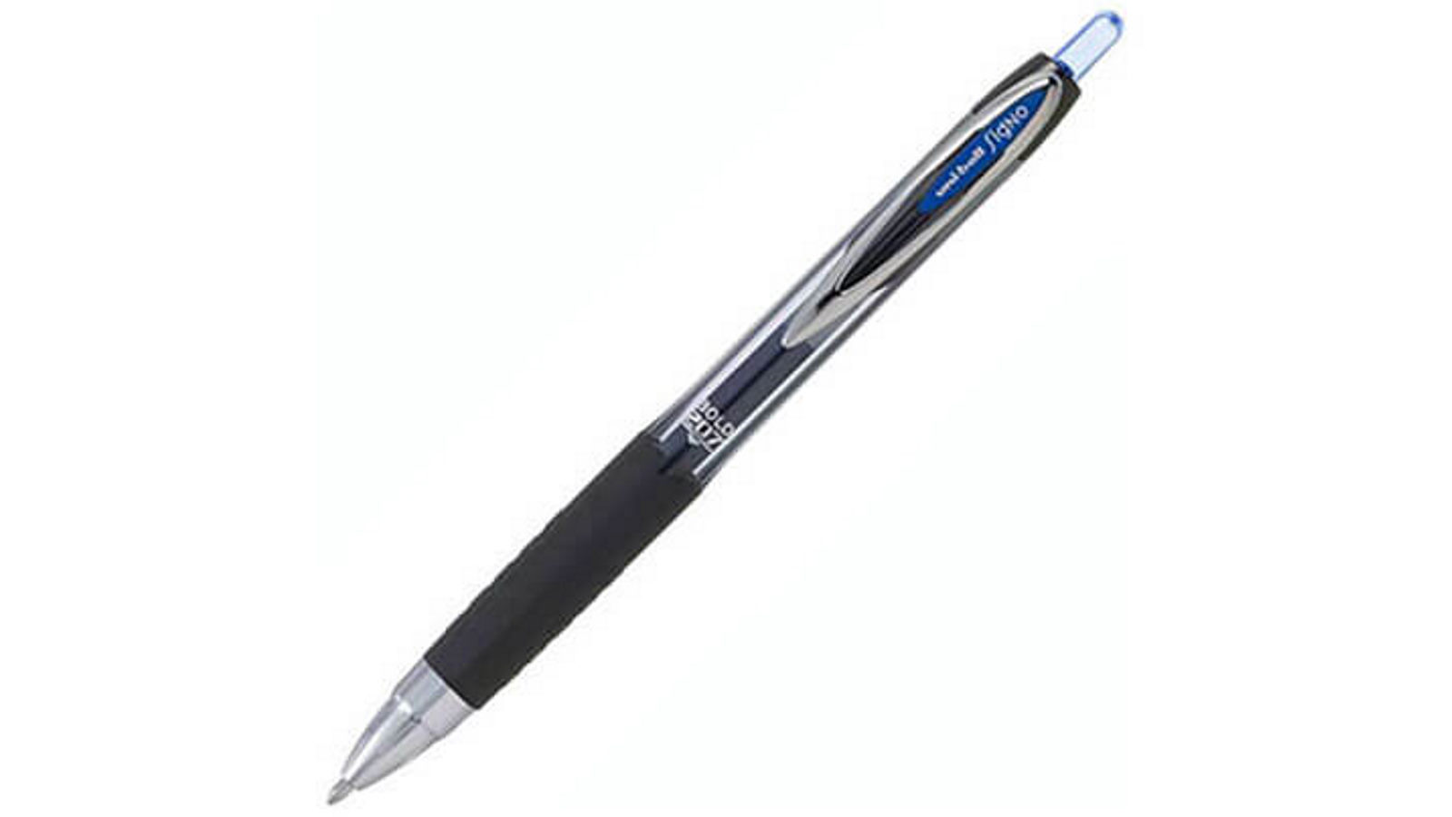 Uni Signo 12 Piece 0.1cm Retractable Rollerball Gel Pen - Blue | Harvey ...