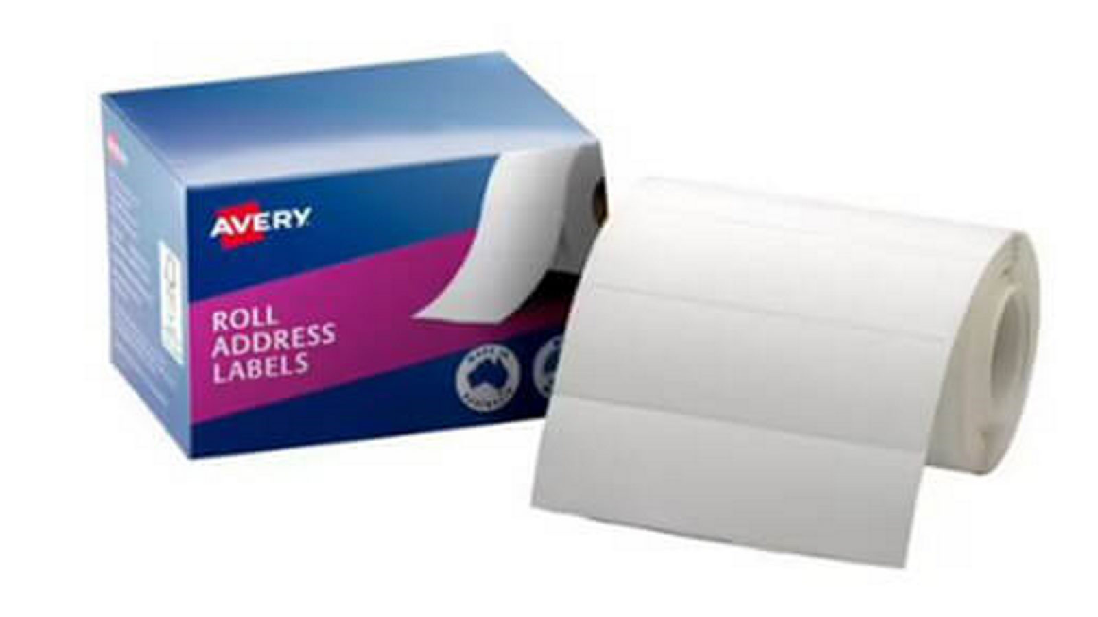 Avery 12.5x3.6cm Roll Address Labels - Box of 500 | Harvey Norman