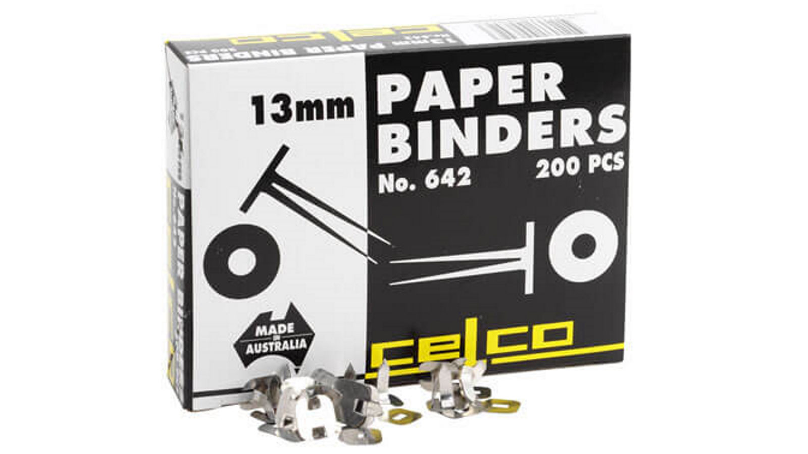 LatestBuy 13mm Esselte Paper Binders - Box of 200 | Harvey Norman