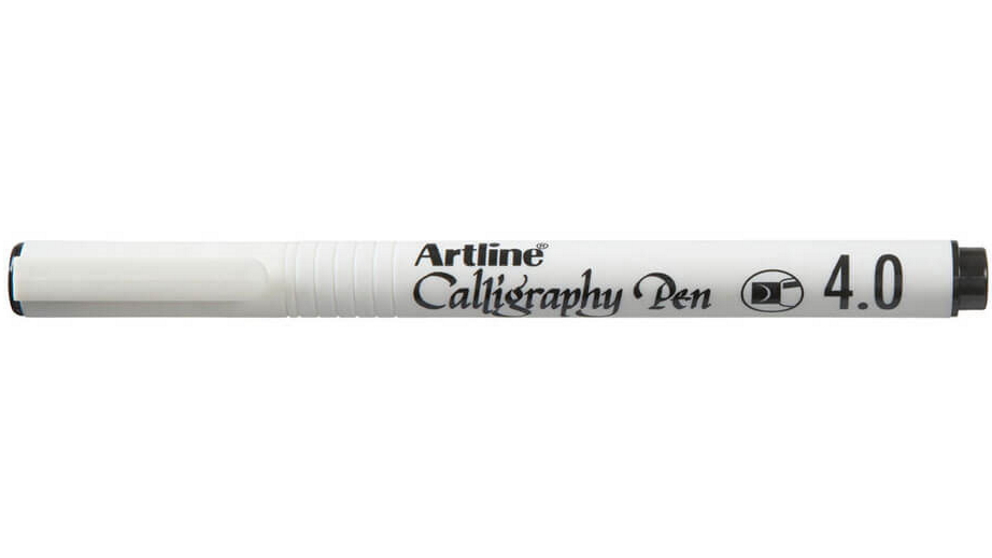 Artline 12-Pack Black Calligraphy Pen - 4.0mm | Harvey Norman