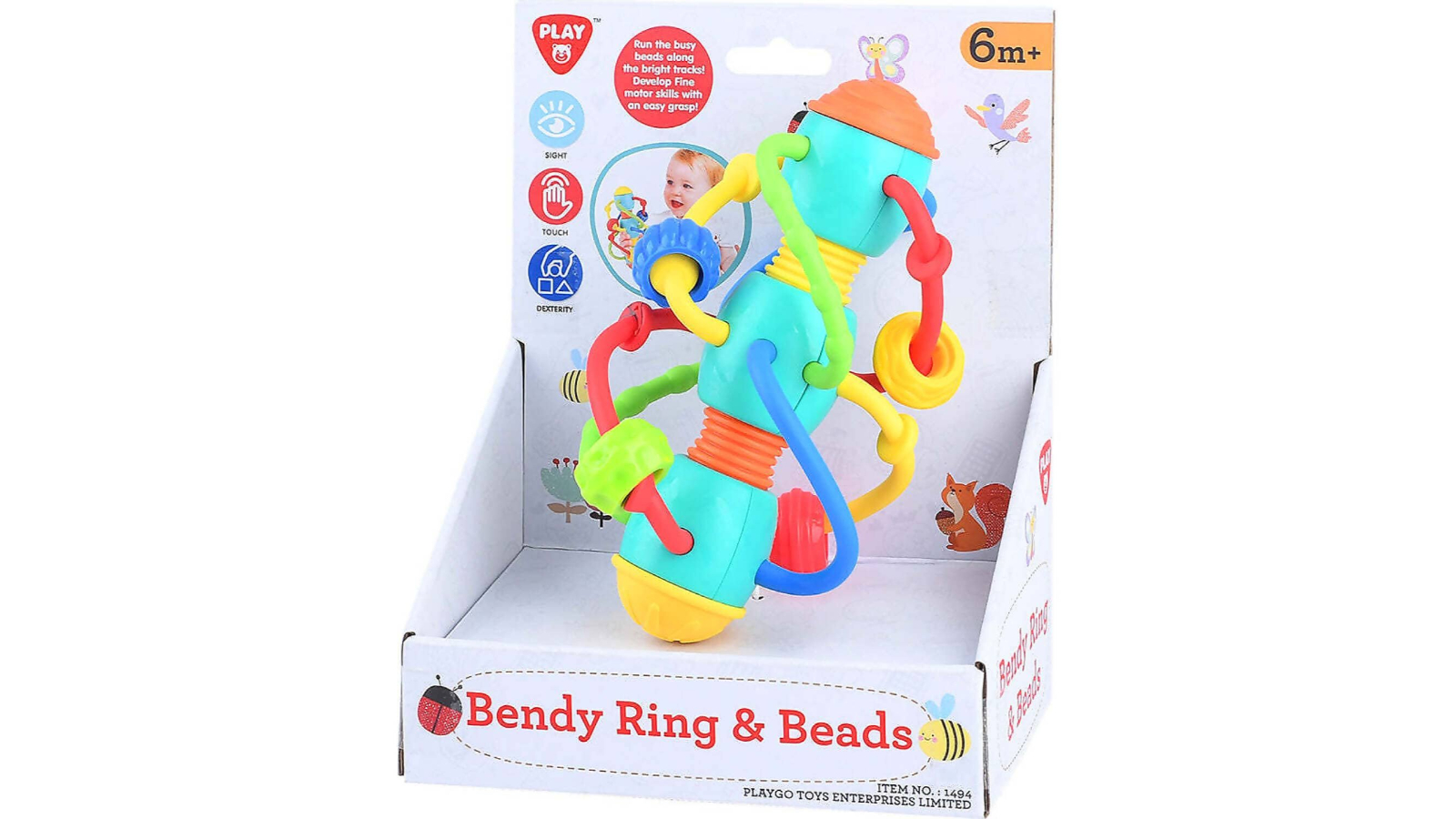 Playgo Toys Ent. Ltd Bendy Ring and Beads Development Toy | Harvey Norman