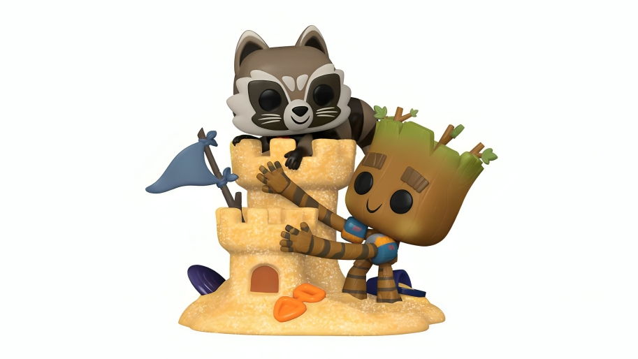 Marvel Rocket and Groot Beach Day US Exclusive Pop Moment | Harvey Norman