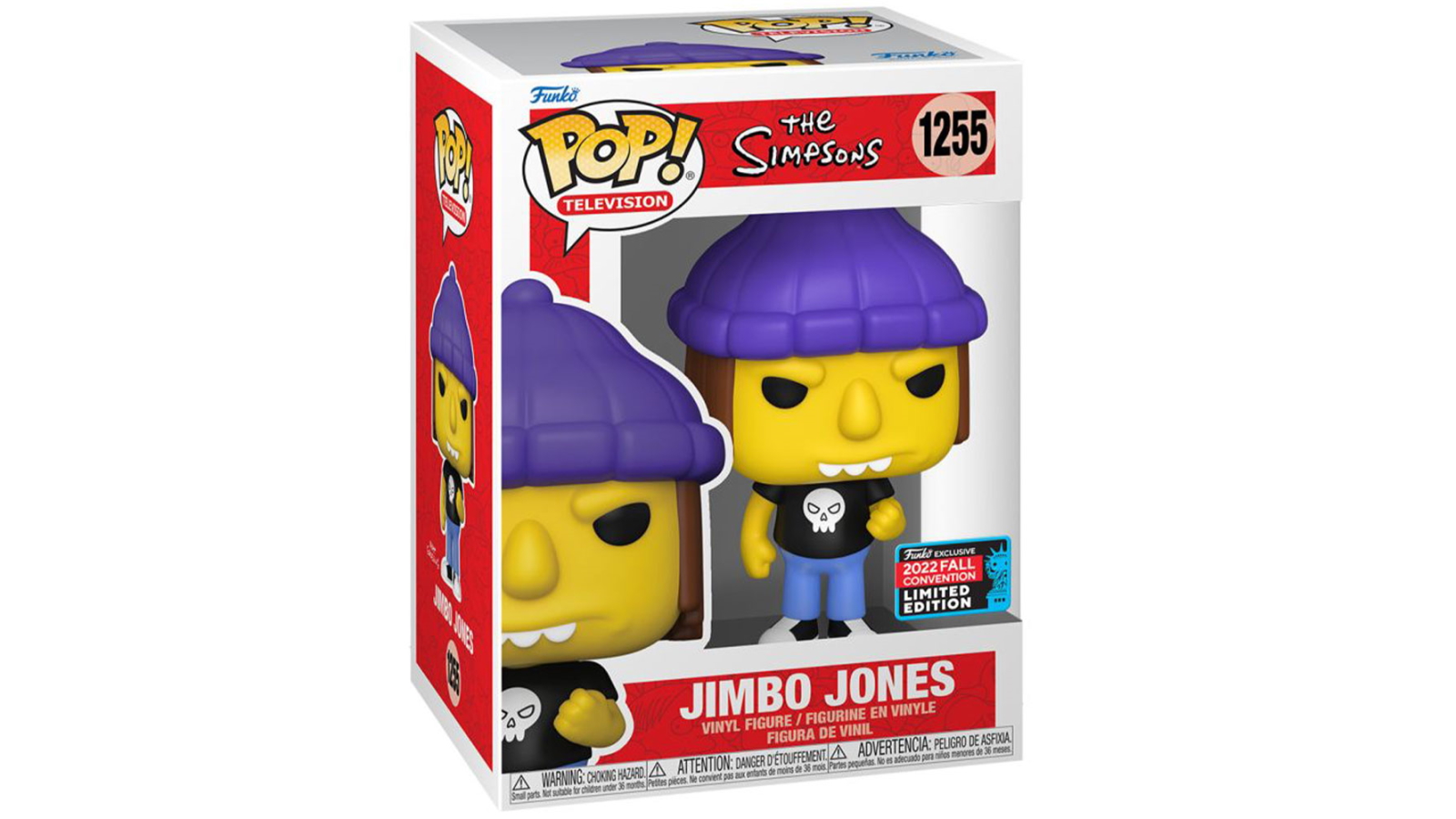 The Simpsons Jimbo Jones NYCC 2022 US Exclusive Pop Vinyl Collectible ...