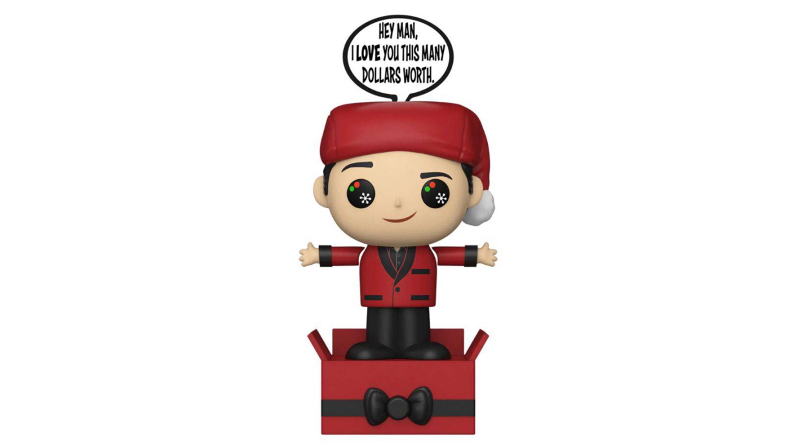 The Office Michael Scott as Classy Santa Popsies Figure | Harvey Norman