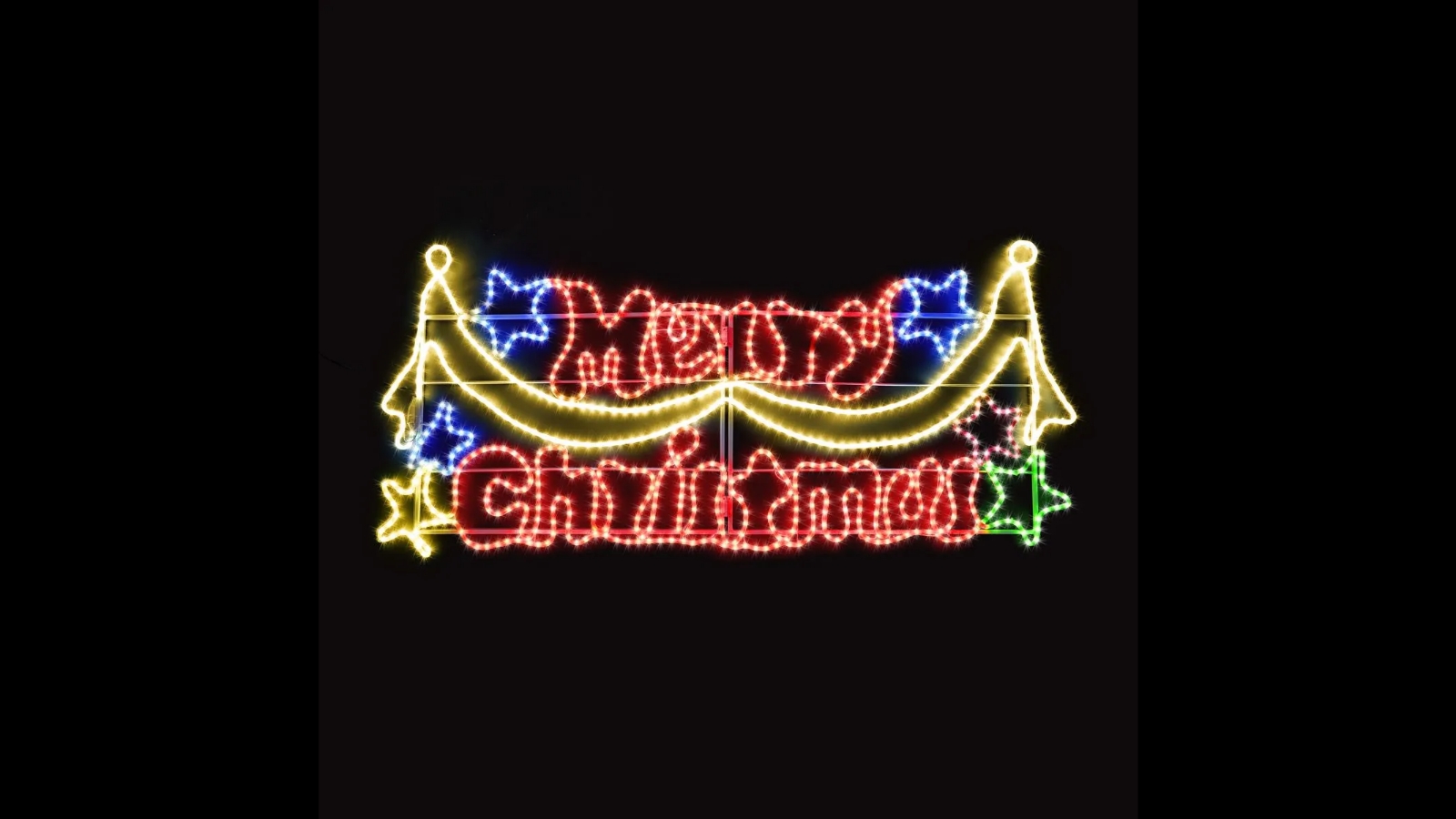 LED Merry Christmas Rope Lights - Colorful | Harvey Norman