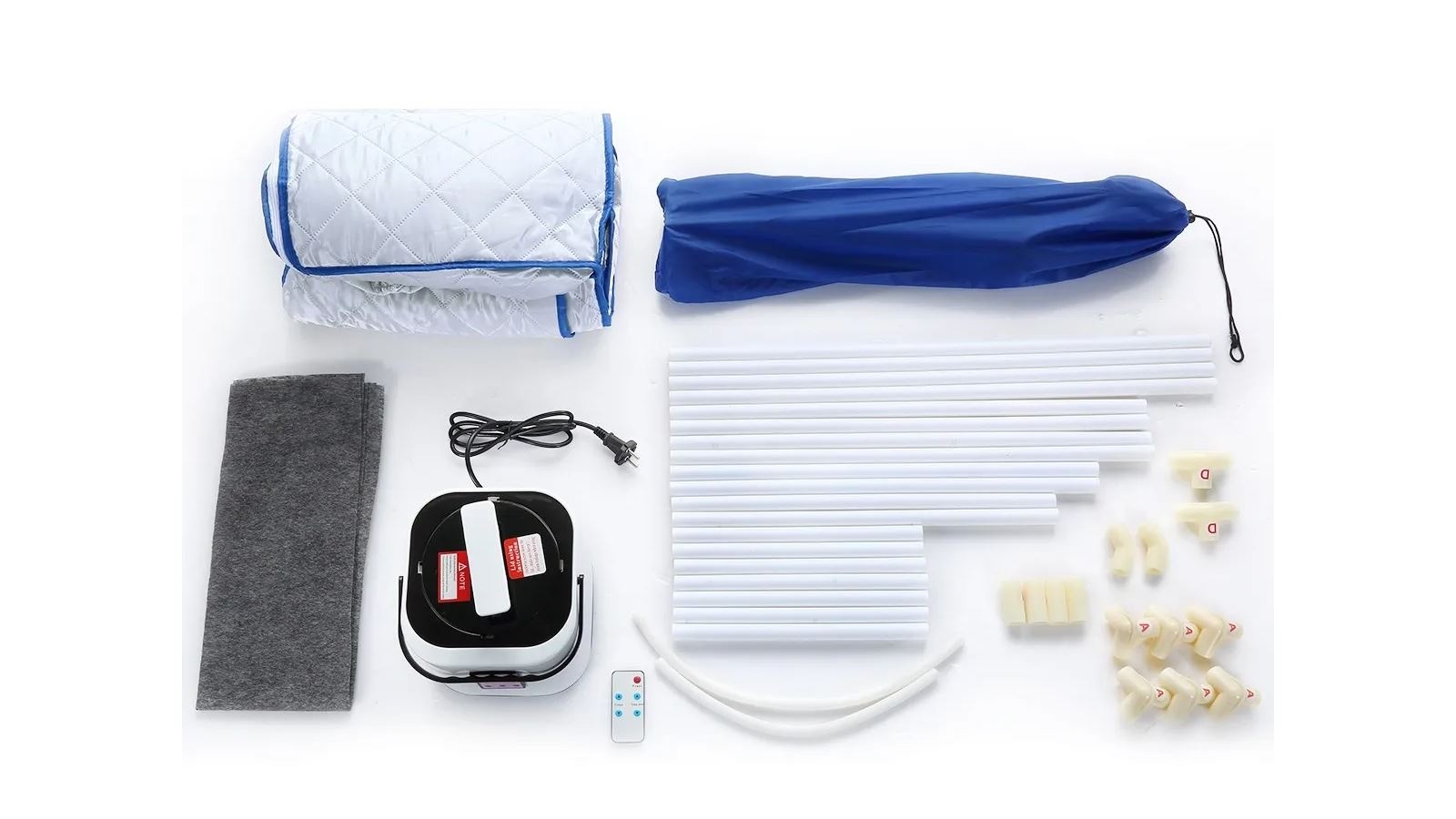 Portable Steam Sauna Full Body Spa Kit 1000W Steamer with Foldable ...