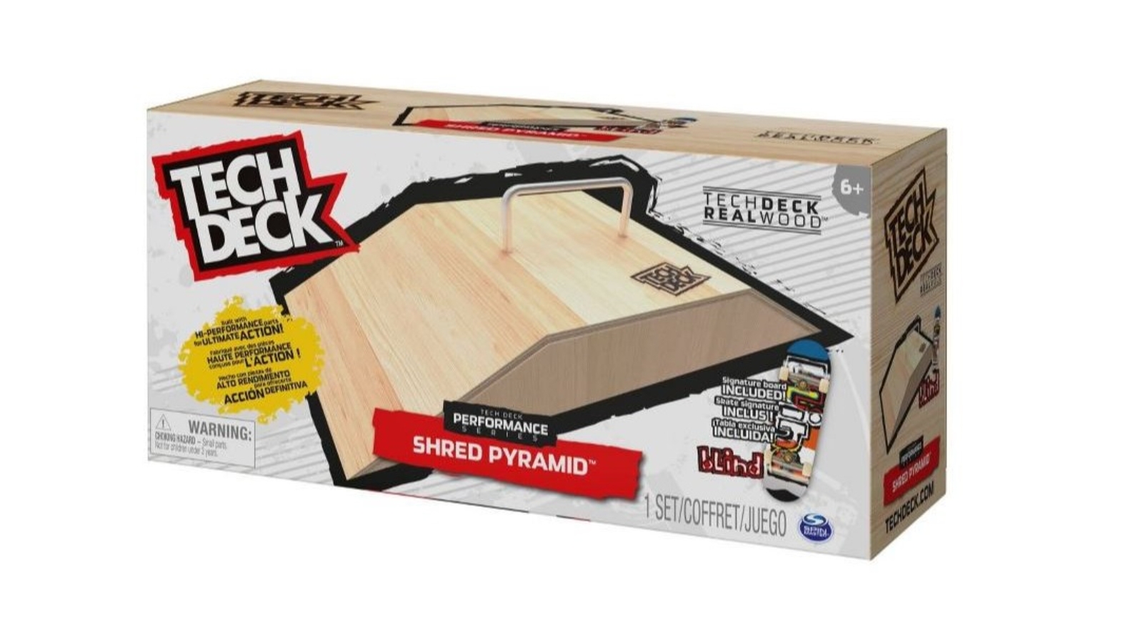 Tech Deck Wooden Shred Pyramid Ramp Si6063827 | Harvey Norman