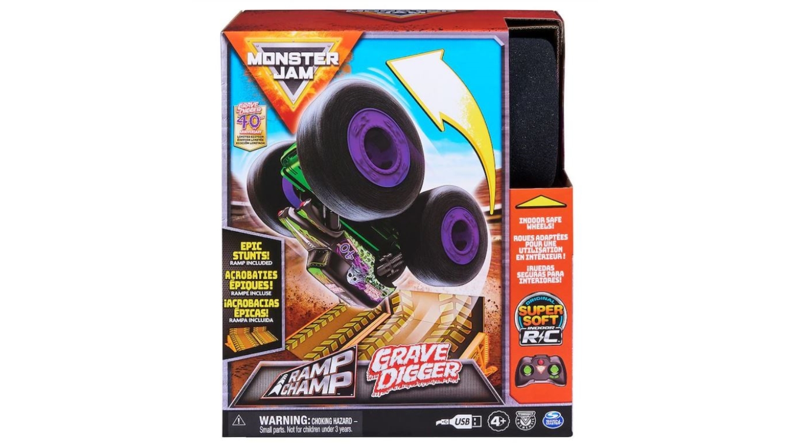 Monster Jam Rc Ramp Champ Grave Digger Si6065348 | Harvey Norman