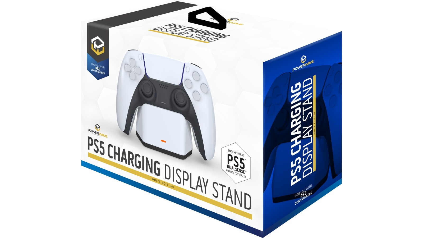 Powerwave PS5 DualSense Charging Display Stand - White | Harvey Norman