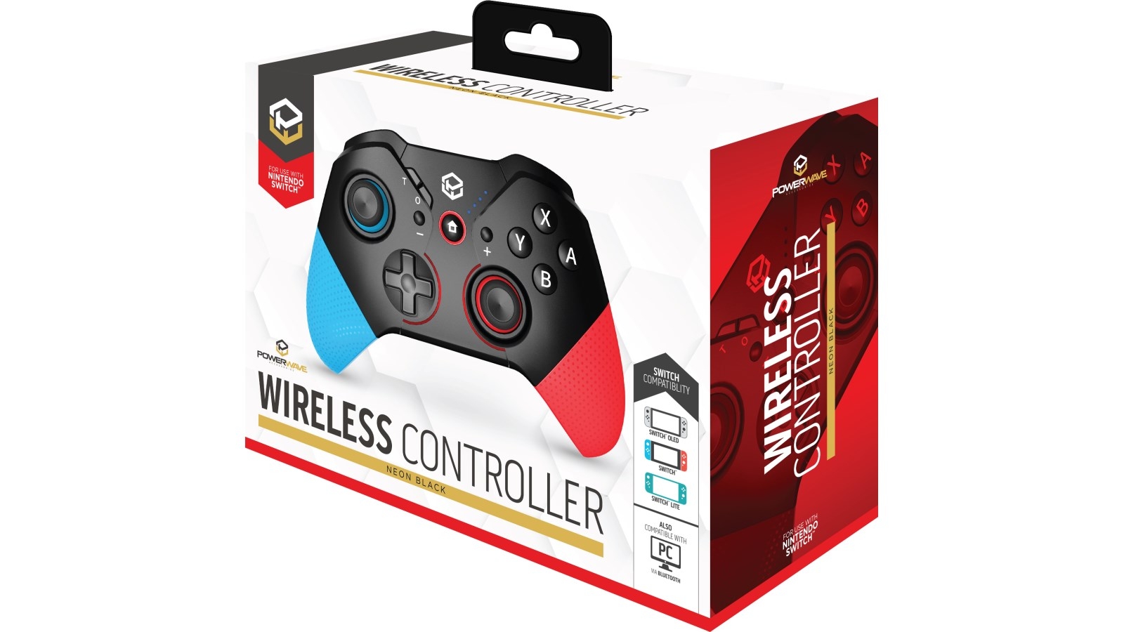 Powerwave Switch Wireless Controller - Black Neon | Harvey Norman