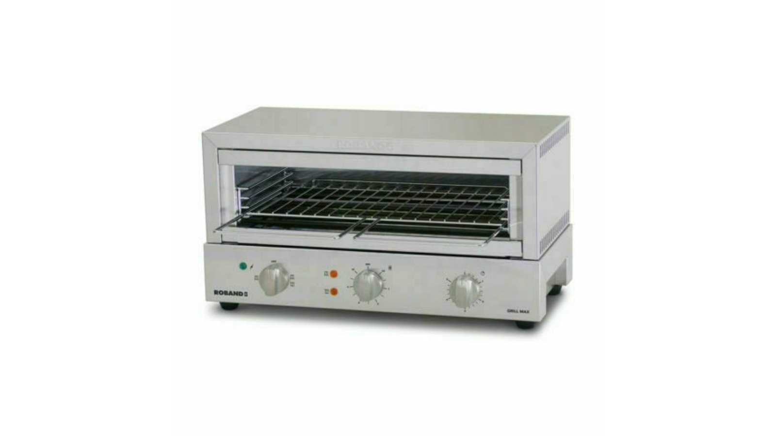 Roband Stainless Steel 6-Slice Grill Max Toaster | Harvey Norman