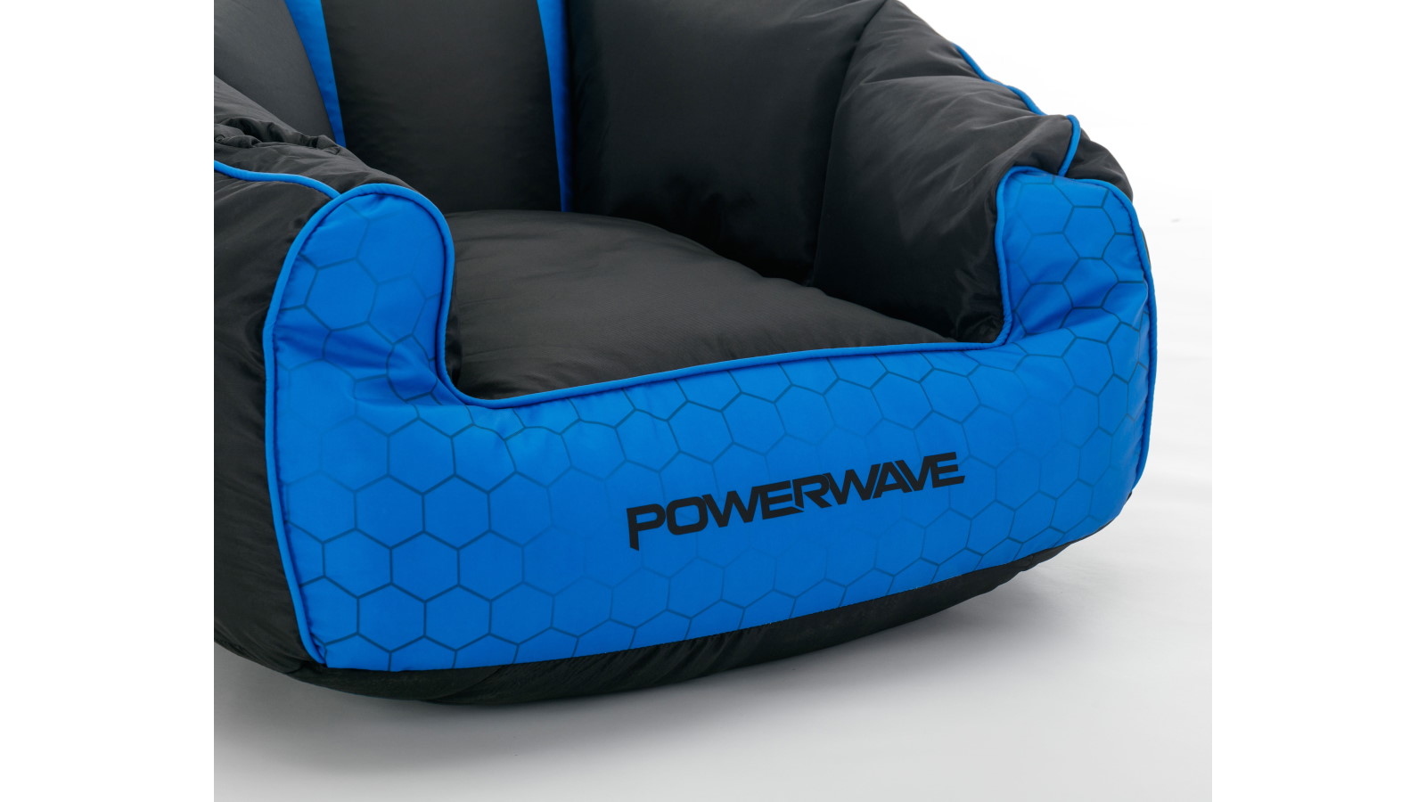 Powerwave Bean Bag Puff Chair - Blue | Harvey Norman
