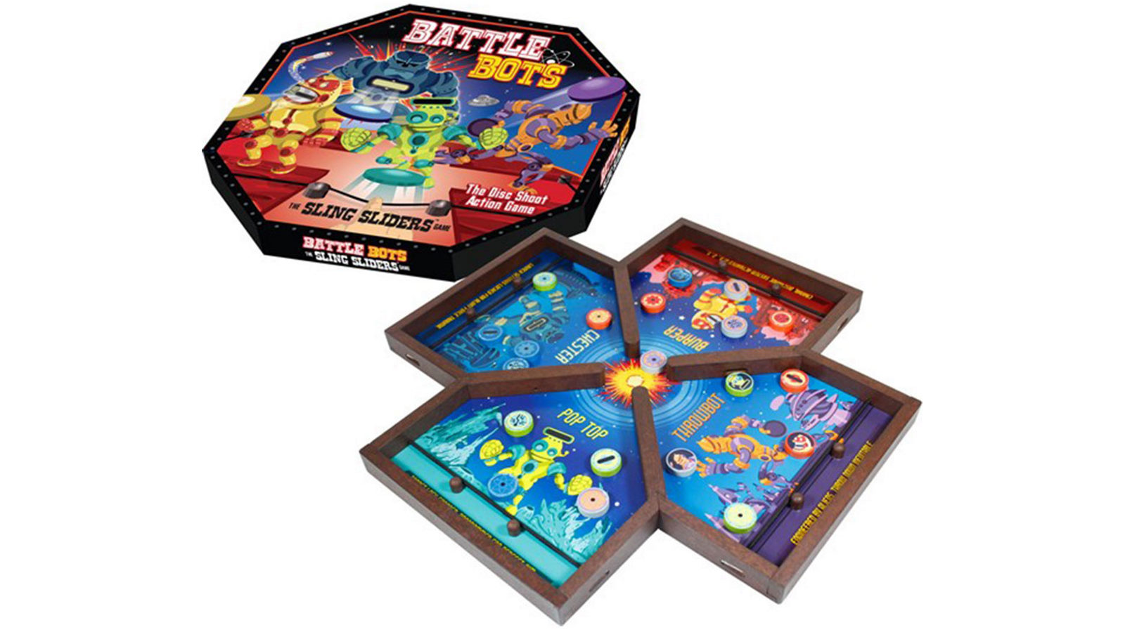 University Games Bumper Bots The Sling Sliders Board Game | Harvey Norman
