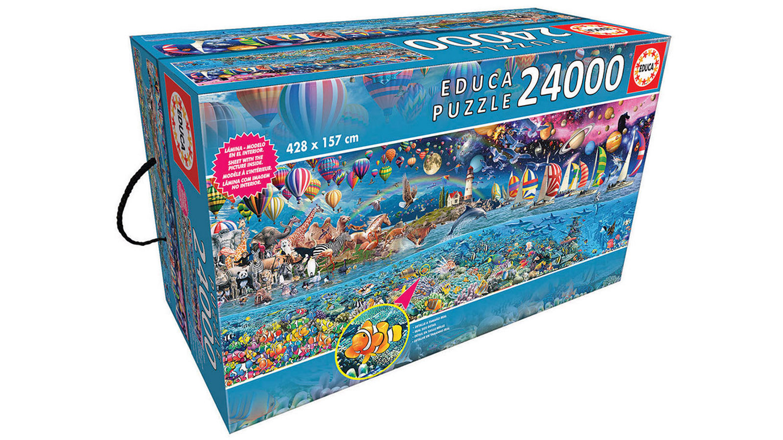 Educa 24000 Pieces Life the Great Challenge Puzzle Collection | Harvey ...