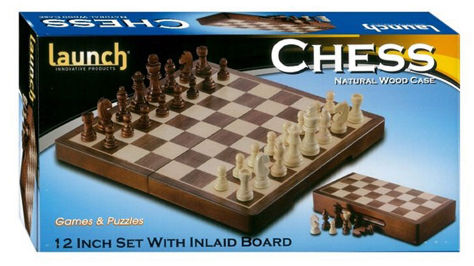 Launch Foldable Chess Wooden Board Set | Harvey Norman