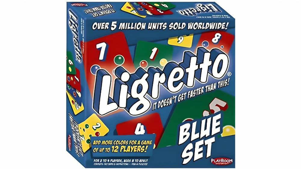 Playroom Entertainment Ligretto Colored Card Game Set - Blue | Harvey Norman