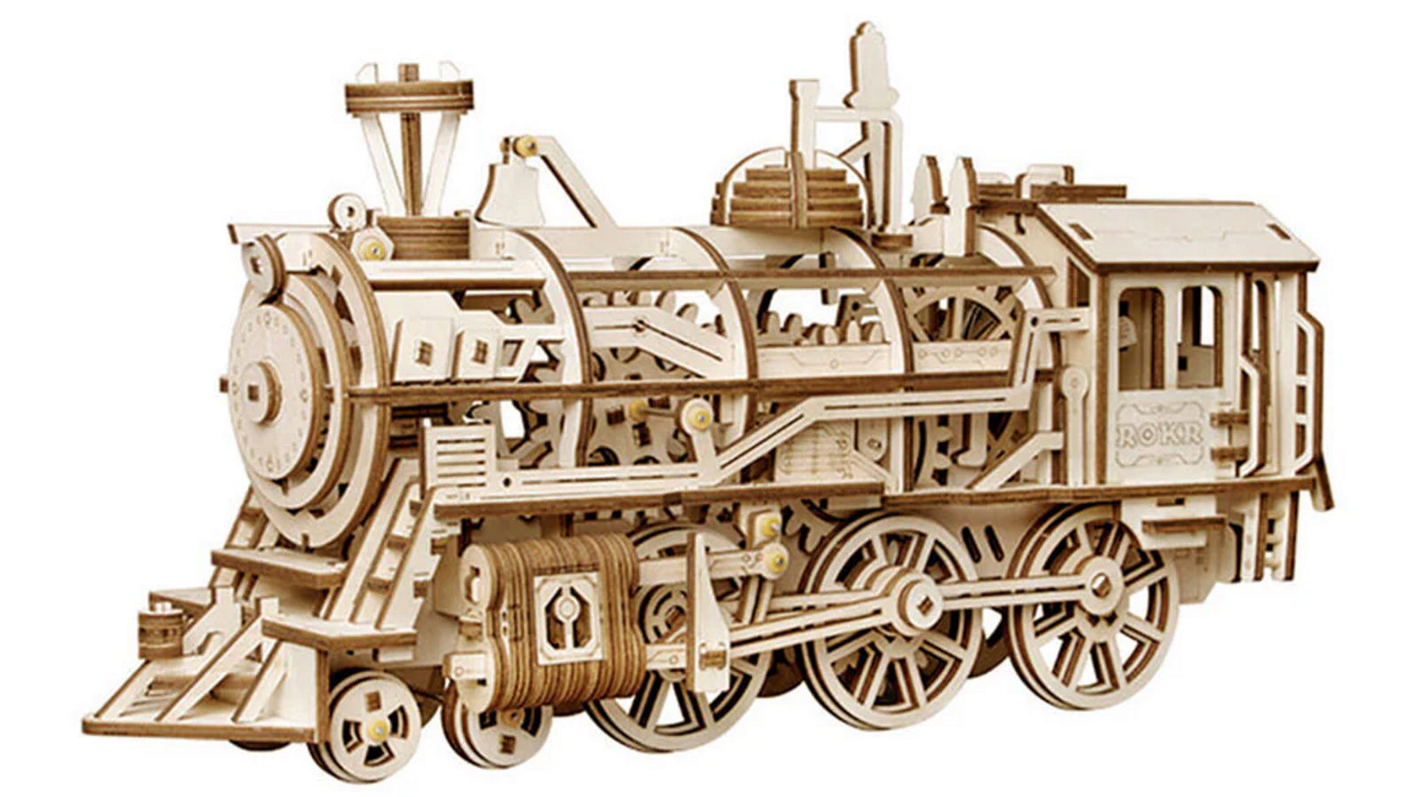 Robotime Mechanical Gears 3D Wooden Puzzle - Locomotive | Harvey Norman
