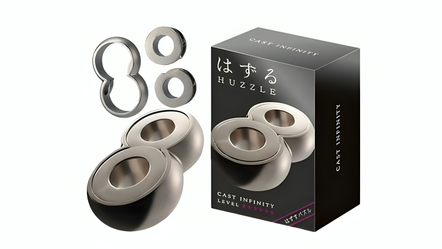 Hanayama L6 Cast Huzzle Brain Teaser Puzzle - Infinity | Harvey Norman
