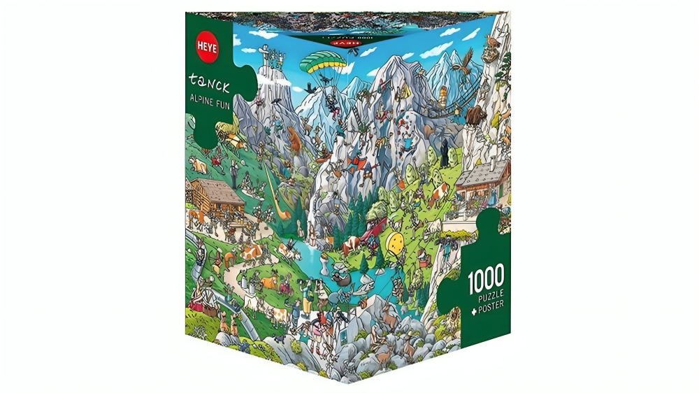 Heye 1000 Piece Triangular Jigsaw Puzzle - Alpine Fine | Harvey Norman