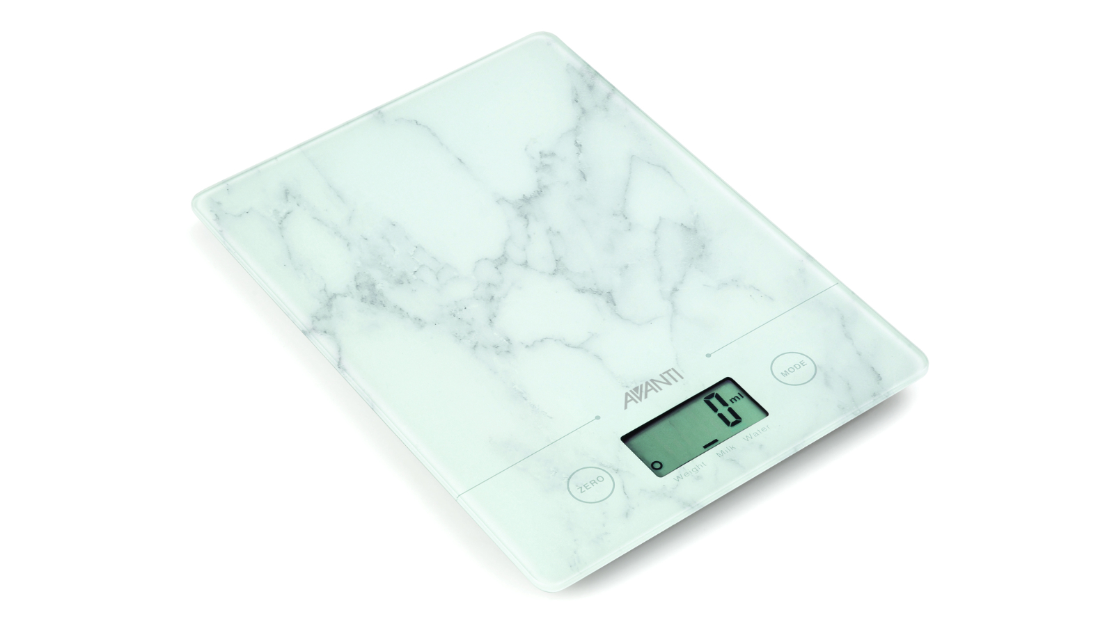 Avanti Compact Digital Kitchen Scale - White Marble | Harvey Norman