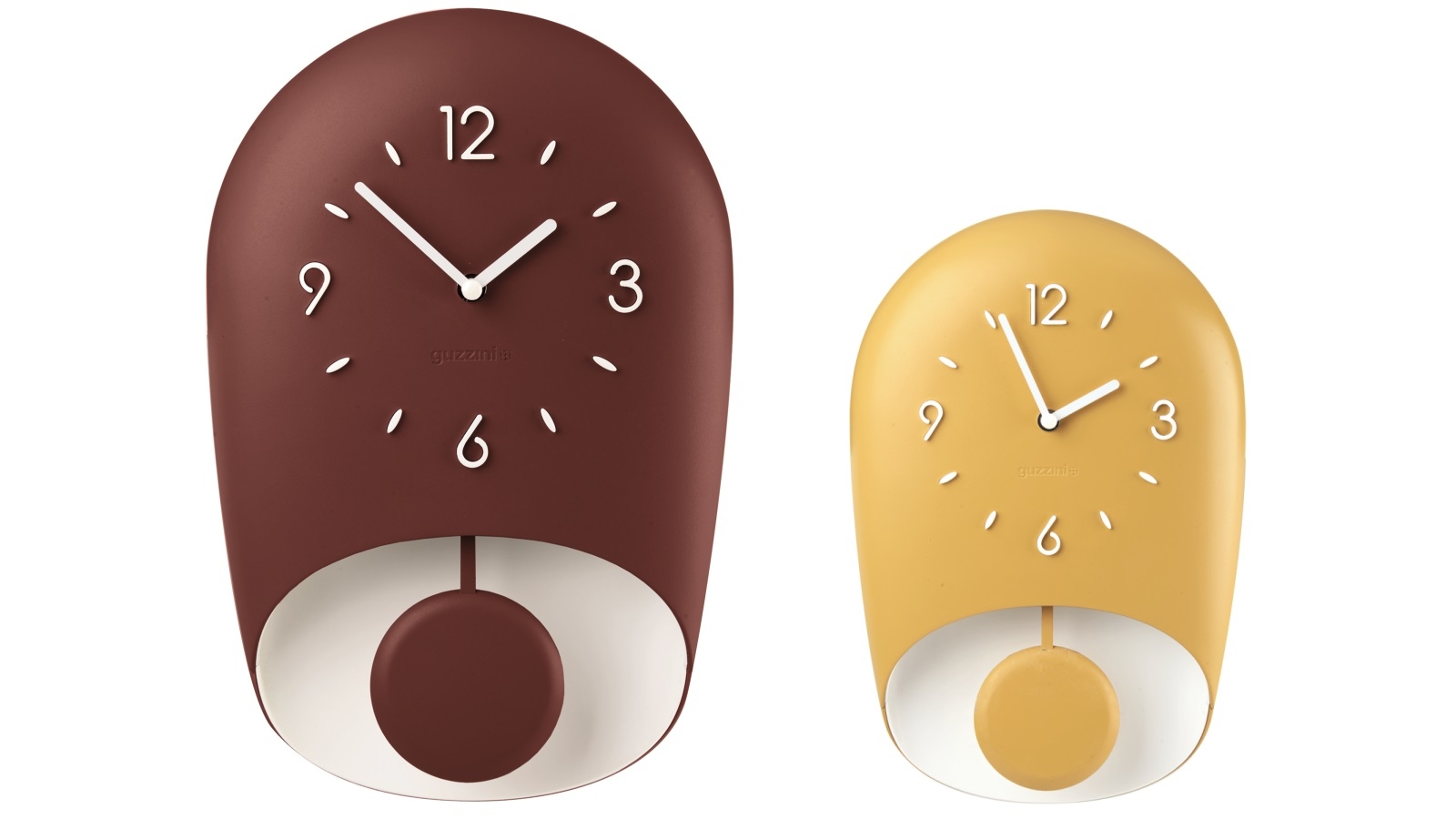 Guzzini Bell Wall Clock with Pendulum | Harvey Norman
