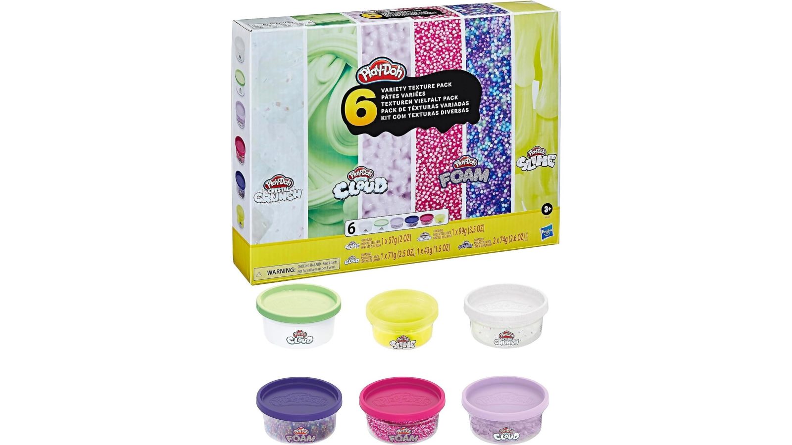 Play-doh 6 Variety Texture Pack | Harvey Norman