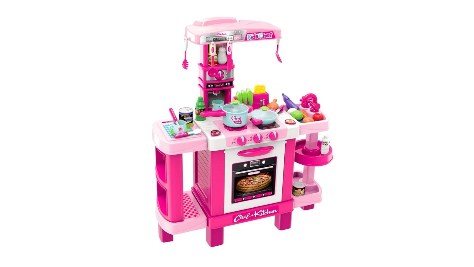 Large Kids Kitchen Cooking Play Set Toy - 29 Pieces | Harvey Norman