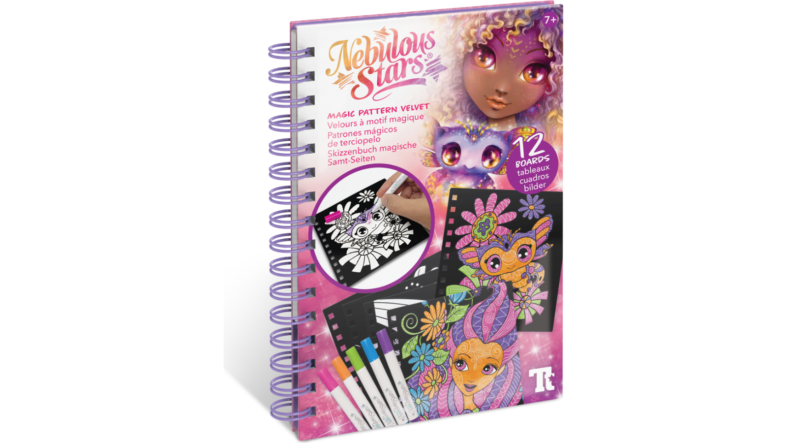 Nebulous Stars Small Magic Pattern Velvet Creative Book | Harvey Norman