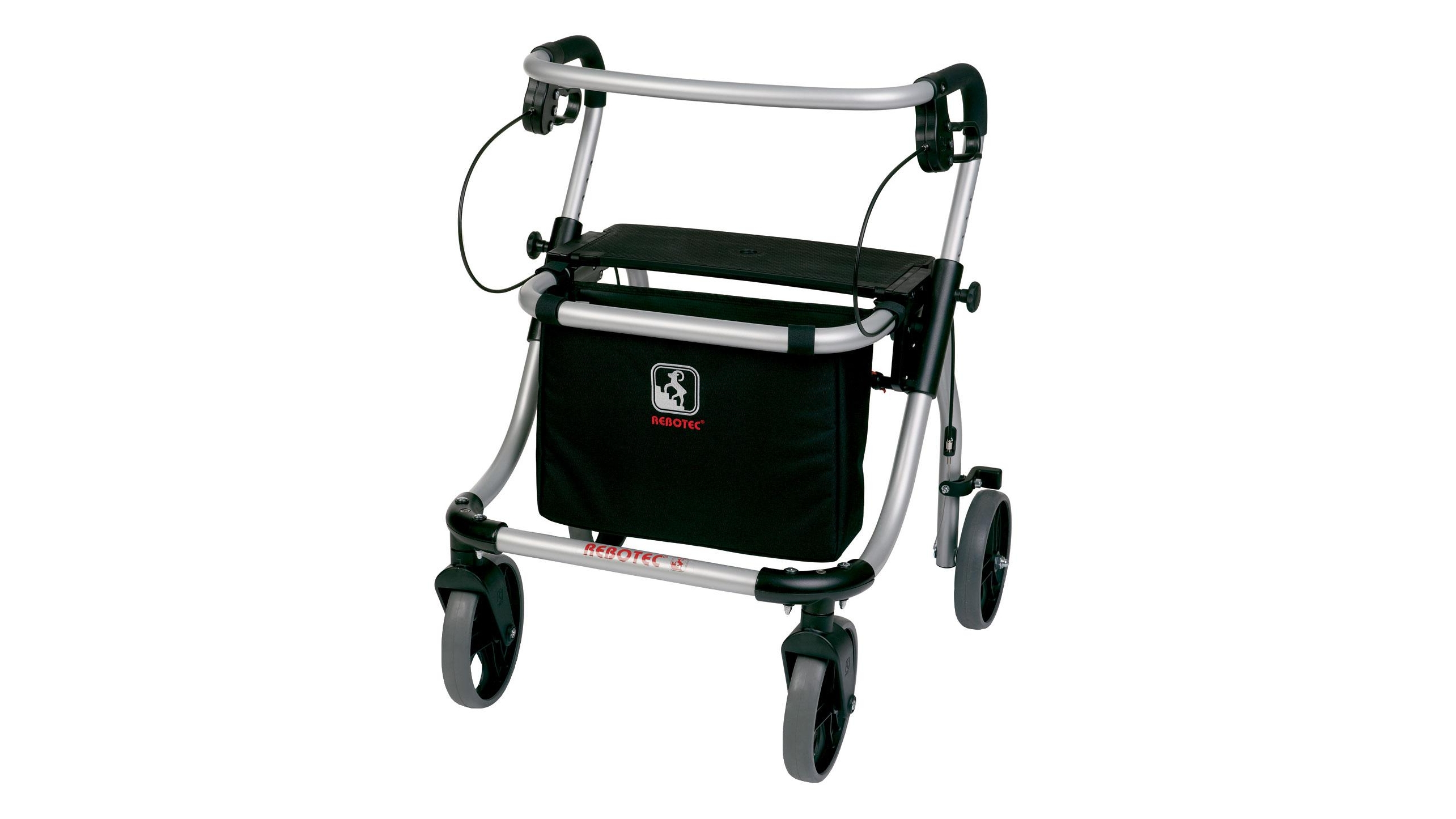 Rebotec Polo Plus-T Folding Rollator Wheeled Walker - Regular | Harvey ...