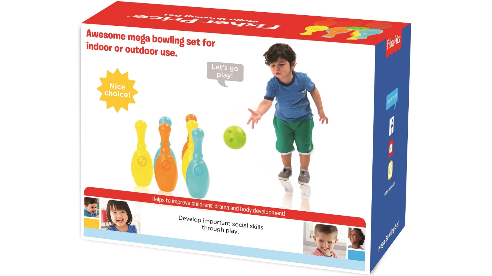 Fisher Price Mega Bowling Set | Harvey Norman