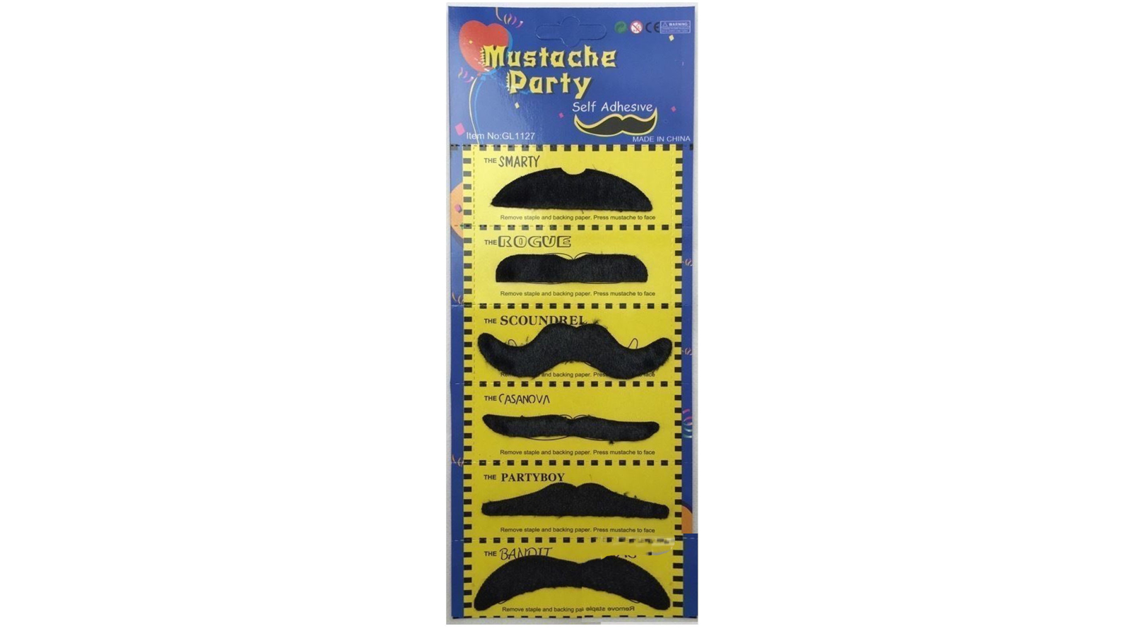 BR Costumes Fake Party Moustache | Harvey Norman