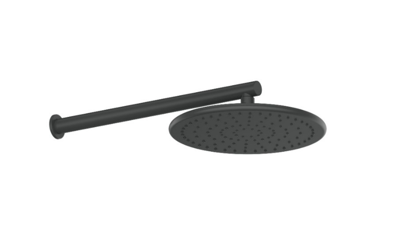 Greens Rocco Wall Shower - Matte Black | Harvey Norman