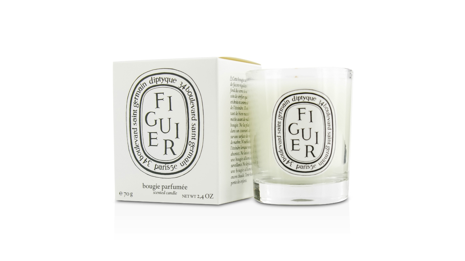 Diptyque 70g/2.4oz Scented Candle - Figuier | Harvey Norman