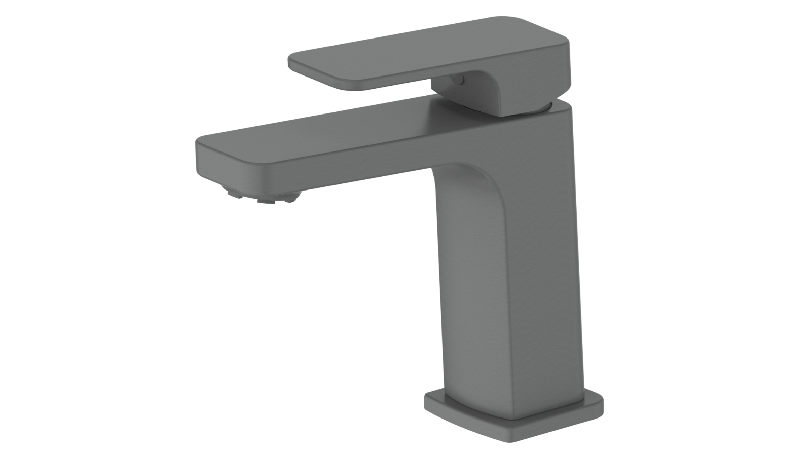 Greens Swept Lead Free Basin Mixer - Gunmetal | Harvey Norman