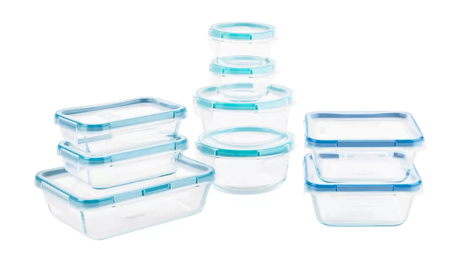 Snapware 18 Piece Pyrex Glass Food Storage Container | Harvey Norman