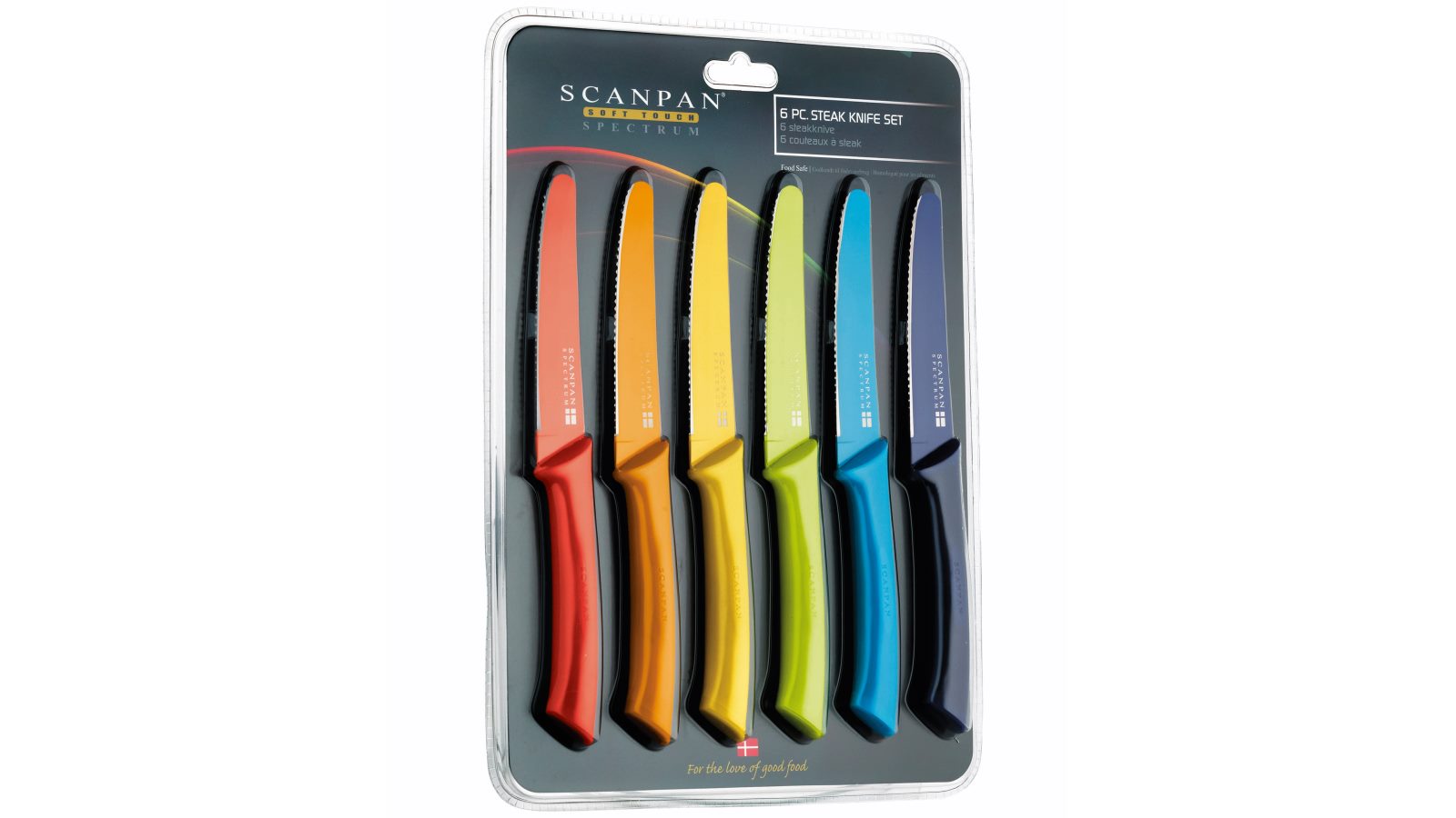 Scanpan Coloured Steak Knife 6 Piece Set | Harvey Norman