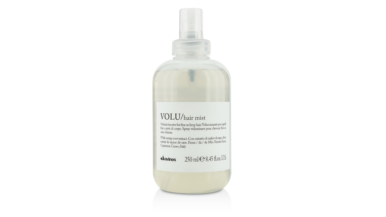 Davines Volu Hair Mist Volume Booster (For Fine or Limp Hair) -250ml/8 ...