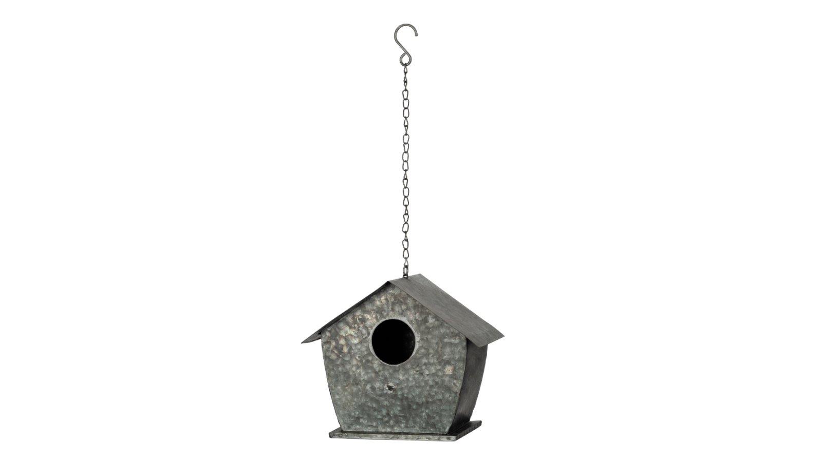 Zinc Metal Hanging Tree Birdhouse Box Garden Decor | Harvey Norman