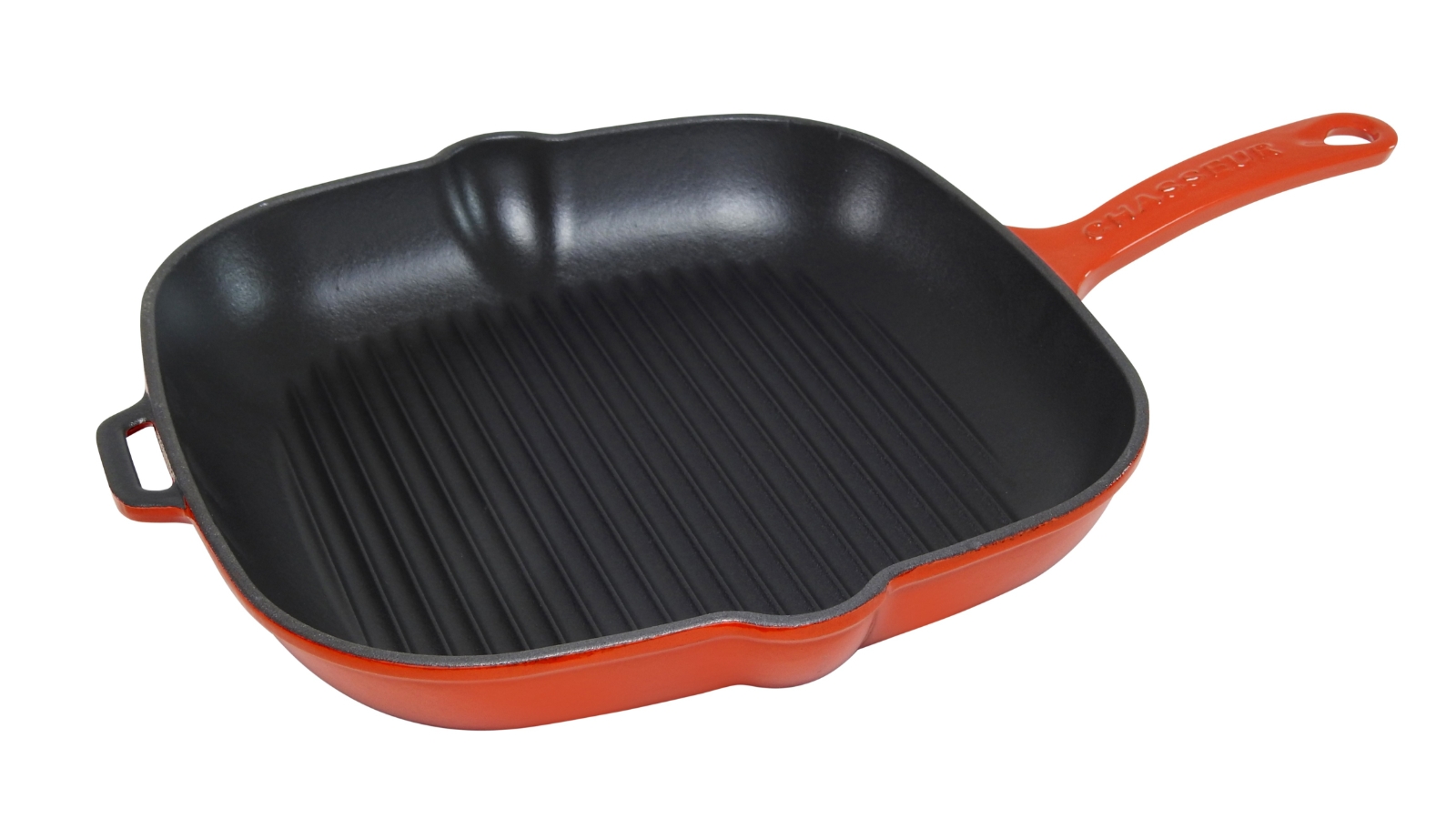 Chasseur Inferno Red Square Grill - 25cm | Harvey Norman