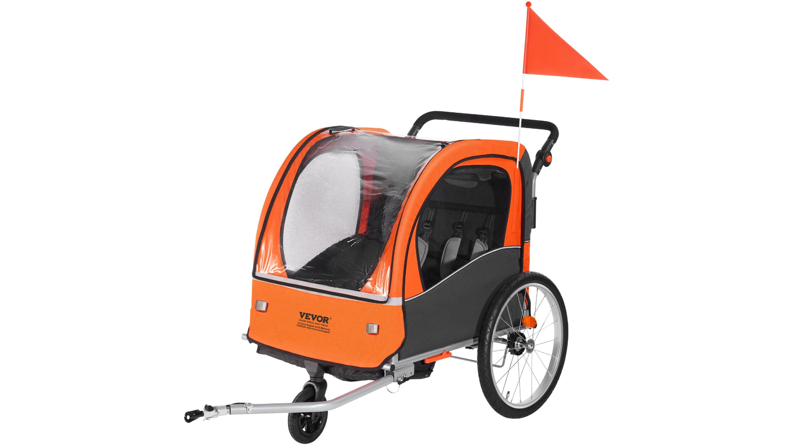 YS 45kg Load Double Trailer Bike for Toddler Kids | Harvey Norman
