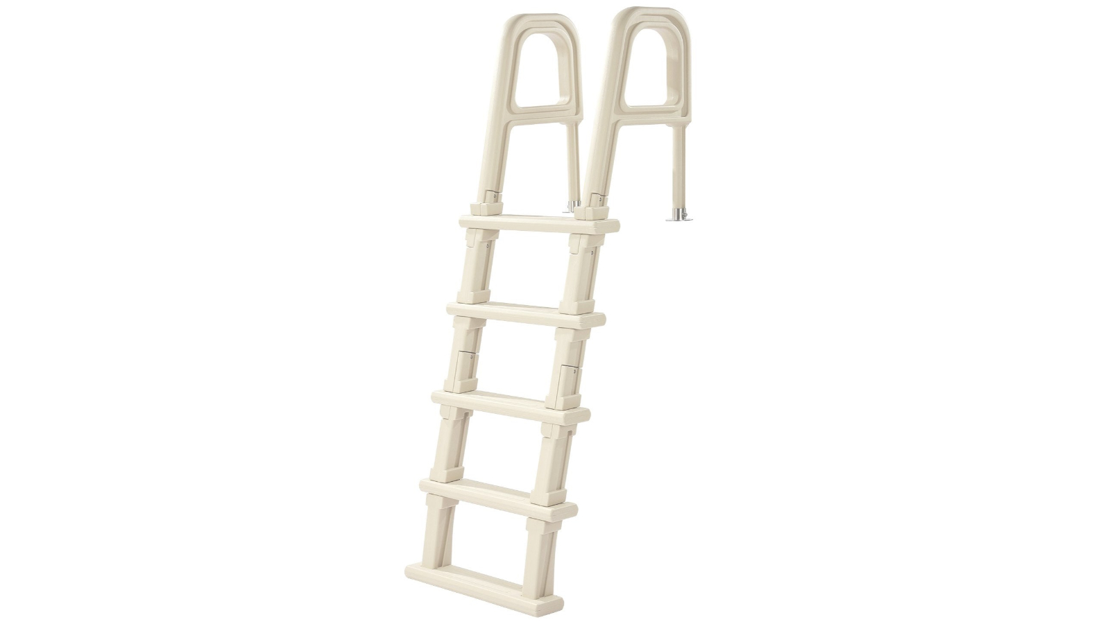 YS 5-Step Inclined Robust Pool Ladder - Milk White | Harvey Norman
